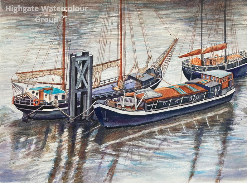 Judith Pedersen / Boats | Highgate Watercolour Group